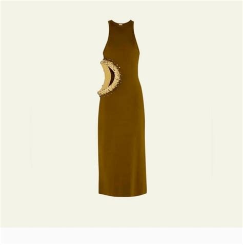 Cult Gaia Dresses Rare Cult Gaia Olive Midi Dress With Unique
