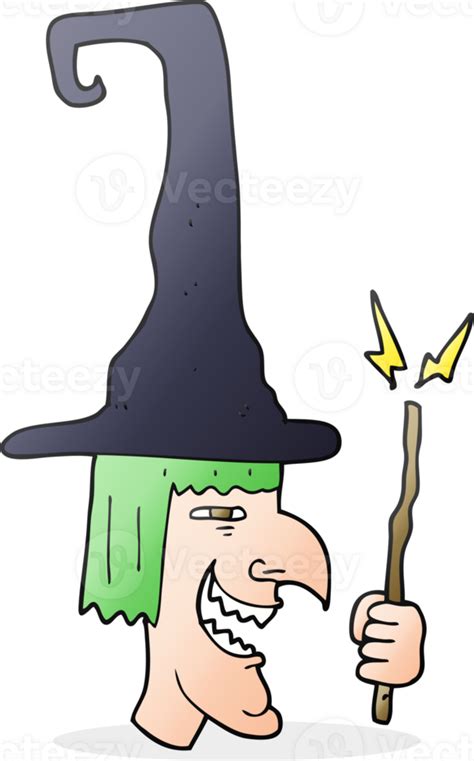 Hand Drawn Cartoon Laughing Witch 44999901 Png
