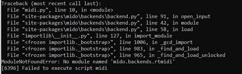 Python Midi Module Cant Build Into Exe Stack Overflow