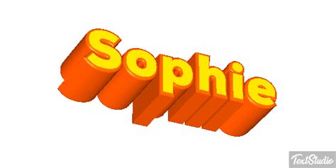 Sophie Name Animated  Logo Designs