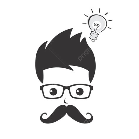 Cartoon Character Illustration Vector Png Images Geek Cartoon Character Avatar Vector Graphic