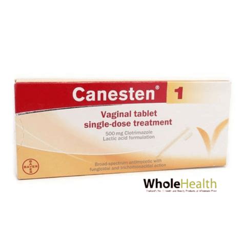 Canesten Single Dose Vaginal Tablet The Pill And More
