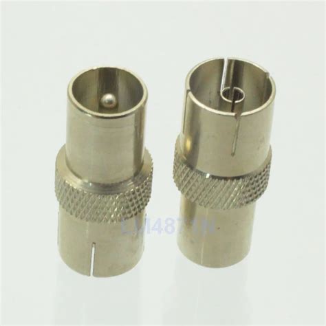 Pce IEC PAL DVB T TV Male To IEC Female Jack In Series RF Adapter Connector In Connectors From