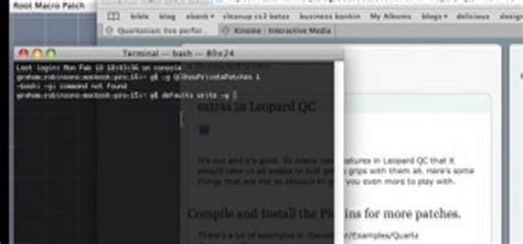 how to install quartz composer on mac osx 10 5 leopard software tips