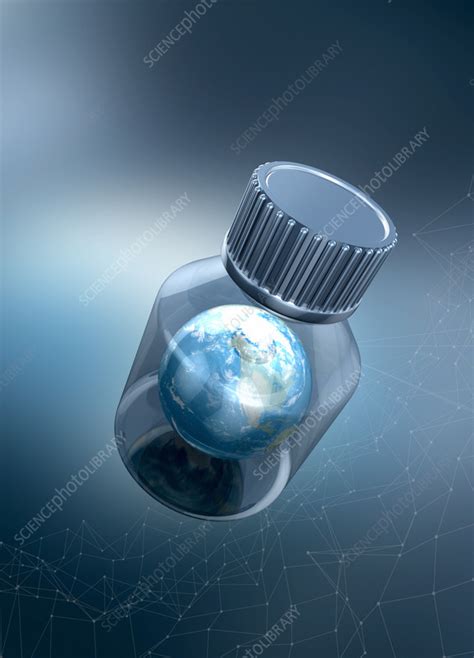 Global Pharmaceutical Industry Conceptual Illustration Stock Image