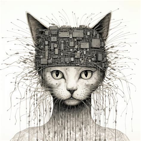Premium Photo A Massive Cat Supercomputer Made Of Circuits Balanced Premium Photo A Massive Cat Supercomputer Made Of Circuits Balanced