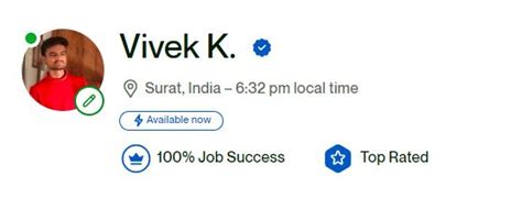 my work is top rated on upwork vivek kheni posted on the topic linkedin