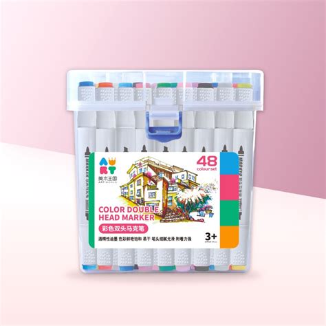 Color Double Head Marker White Color Set For Sketc Vicedeal
