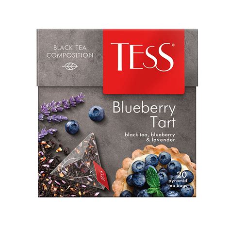 俄罗斯tess Blueberry Tart black tea蓝莓薰衣草红包20茶包水果_虎窝淘