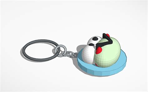 3d Design Copy Of Keychain Tinkercad
