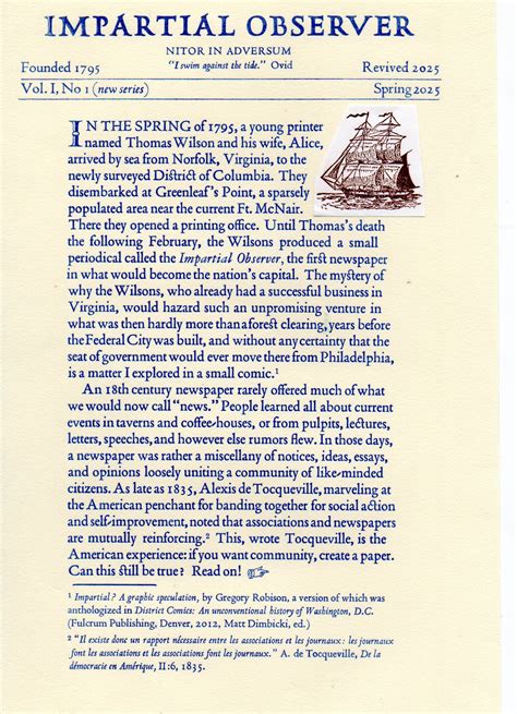 Vol I No 3 New Series Impartial Observer — Impartial Observer