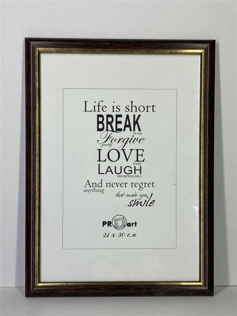 ᐉ Рамка пластикова А4 для фотографії зі склом 21х30 Коричневий • Краща ціна в Києві Україні