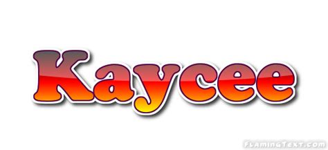 Kaycee Logo Free Name Design Tool From Flaming Text