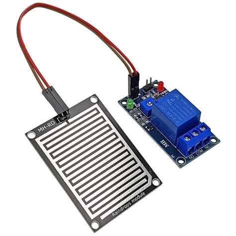 Rain Sensor Relay Module 5v 12v Rain Alarm Automatic Device Control Shopee Philippines