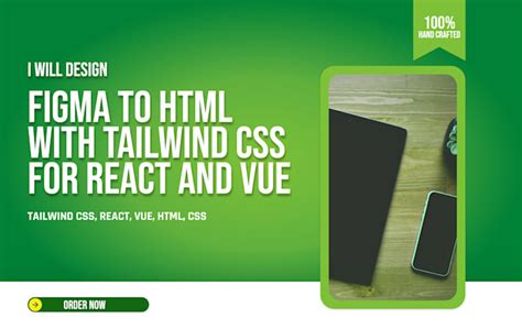 Design Website With Tailwind Css Vue React From Figma Psd By