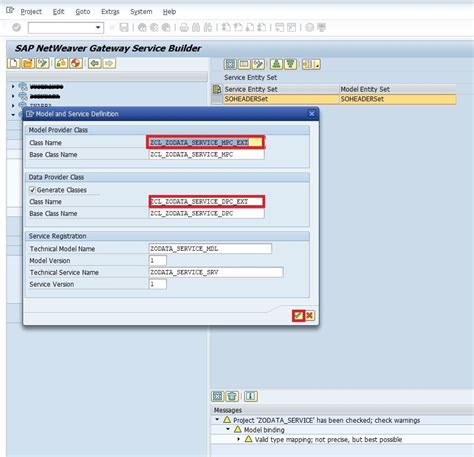 sap abap central display messages in odata header response while success and update and usage