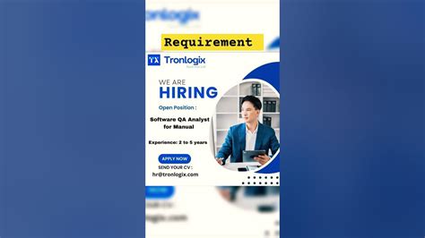 Hiring Qa Engineer Experienced Can Apply Software Testing