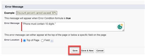 Validation Rule For Phone Number In Salesforce
