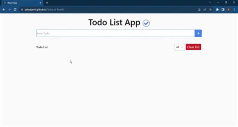 Todo List Tailwindcss Reactjs Redux Yahya Jamil Posted On The