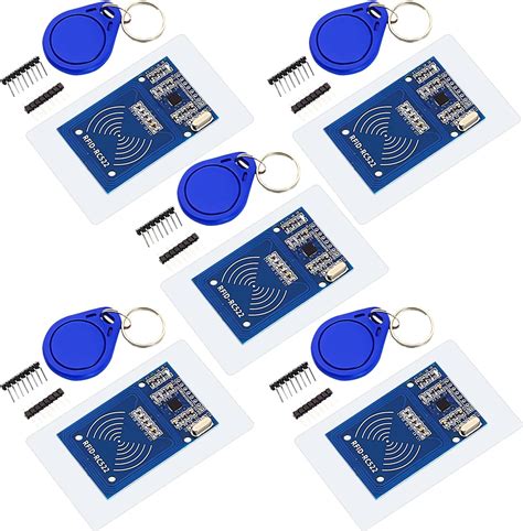 Dafurui 5pack Rc522 Rfid Module Rf Ic Card Sensor Module With S50 White Card And Key