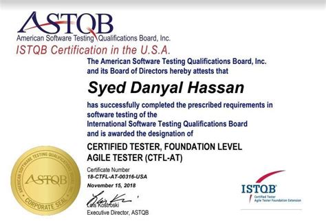 Syed Danyal Hassan On Linkedin Alhamdullilah Received Istqb Certified Agile Tester Certificate Syed Danyal Hassan On Linkedin Alhamdullilah Received Istqb Certified Agile Tester Certificate