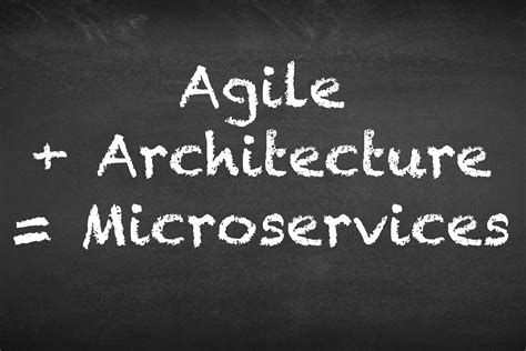 Agile Architecture Microservices