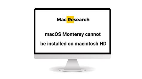 Macos Monterey Cannot Be Installed On Macintosh Hd Fix Updated Sept 2022