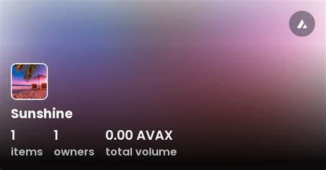 Sunshine Collection Opensea