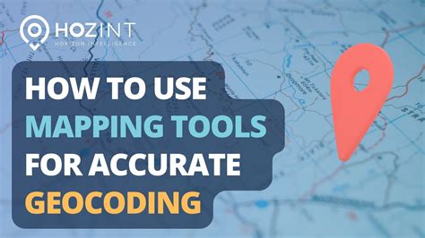 How To Use Mapping Tools For Accurate Location Identification