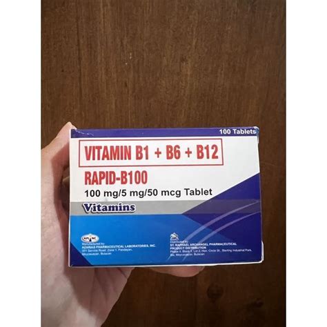 Vit B Complex Rapid B100 Lazada Ph