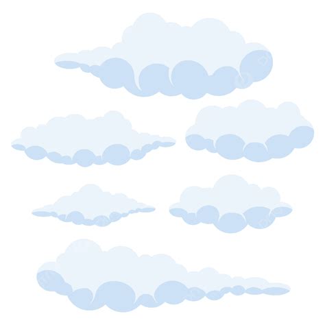 Simple Cloud Cartoon Collection Cloud Clipart Cartoon Clipart Cloud