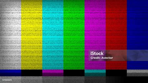 노이즈 그레인 배경 신호 Tv 화면 질감 없음 벡터 스티플 효과 색상 막대 그레인 노이즈 또는 거친 질감 및 도트 워크 라인 텔레비전에 대한 스톡 벡터 아트 및 기타 이미지