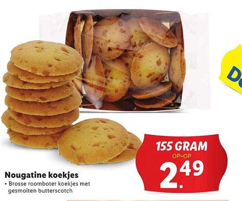 Nougatine Koekjes Aanbieding Bij Lidl