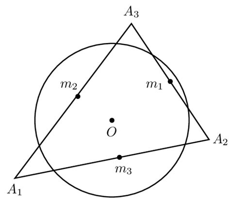The Triangle Containing The Line Segments And The Ball B Download Scientific Diagram