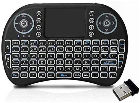 Black Wireless Keyboard With Mousepad Inbuilt Backlight Model Name Number At Piece In