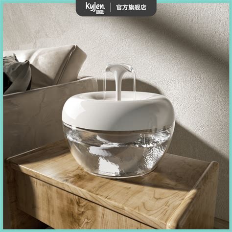 酷极猫咪自动饮水机小猫喝水器流动循环智能宠物喂水过滤杀菌净水 虎窝淘