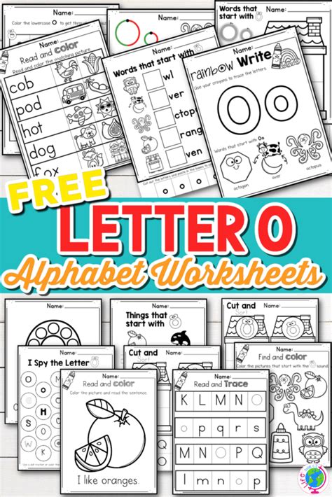 Free Printable Letter O Worksheets Tracing Letter Recognition Alphabet Sounds