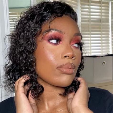 10 Inch Human Hair Bob Wigs Water Wave 13×4 Lace Frontal Human Hair Bob