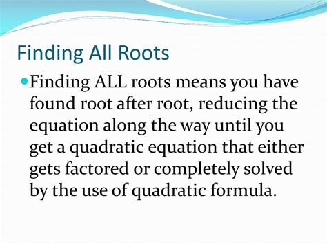 PPT Rational Root Theorem PowerPoint Presentation Free Download ID 1953415