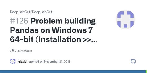 problem building pandas on windows 7 64 bit installation perhaps