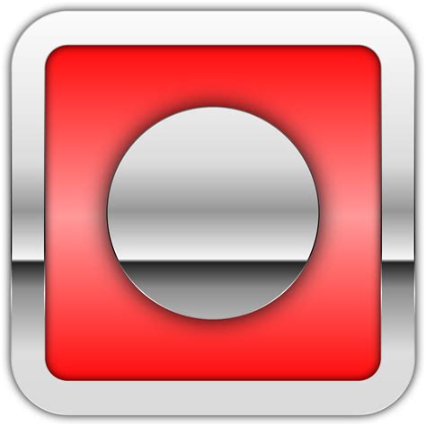 Download Icon Button Chrome Royalty Free Vector Graphic Pixabay