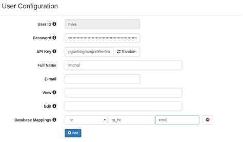 Authorization Slashdb
