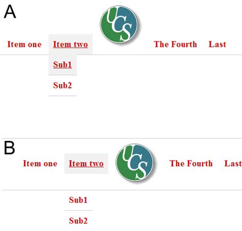 Html Centering A Logo In A Dropdown Menu Stack Overflow