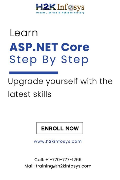 Learn ASP Net Core Step By Step Software Development Life Cycle Online Training Courses