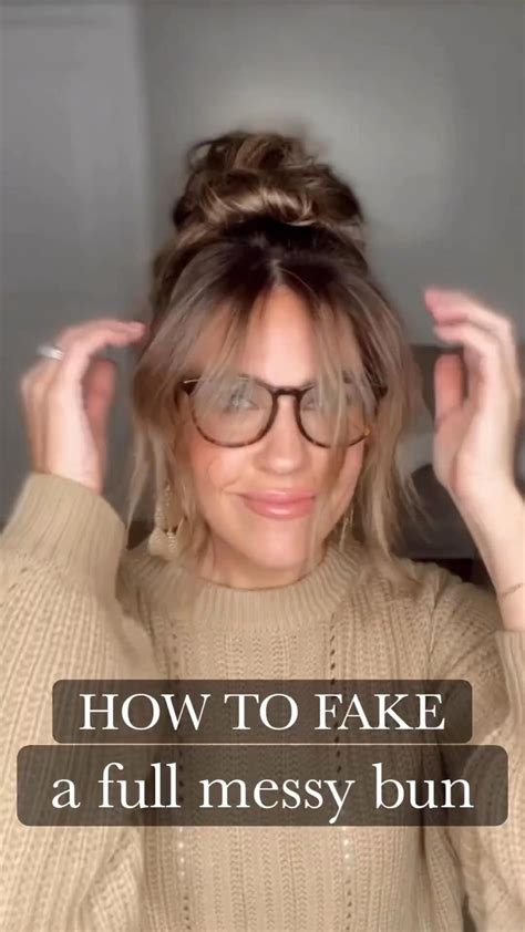 Messy Bun Updo Tutorial Stylish And Easy Hairstyle Guide