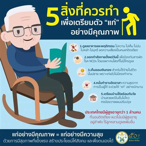 แพทยสภาแนะ 5 วิธีสูงวัยอย่างมีคุณภาพ The Bangkok Insight