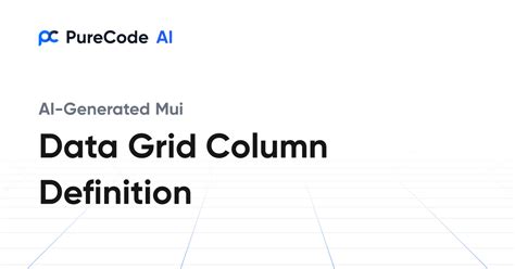 10 Beautiful Mui Data Grid Column Definition Examples And Templates