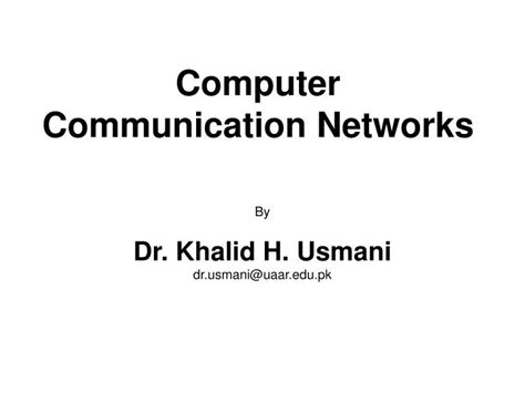 Ppt Computer Communication Networks Powerpoint Presentation Free Download Id2398130