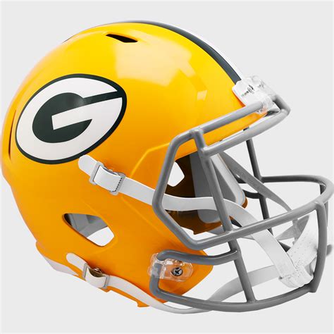 Buy Nfl Green Bay Packers Throwback 1961 1979 Full Size Replica Helmet