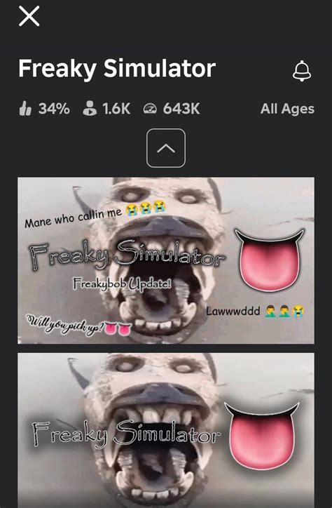 I Love Freaky Simulator Rroblox